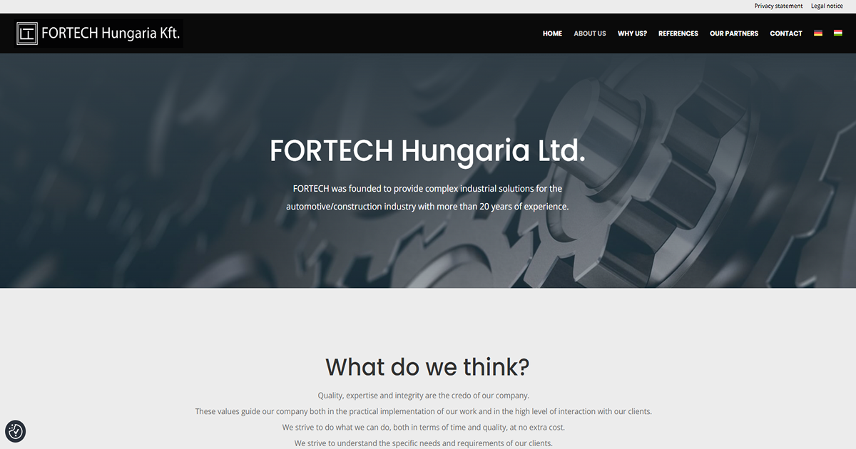 About us - FORTECH.hu